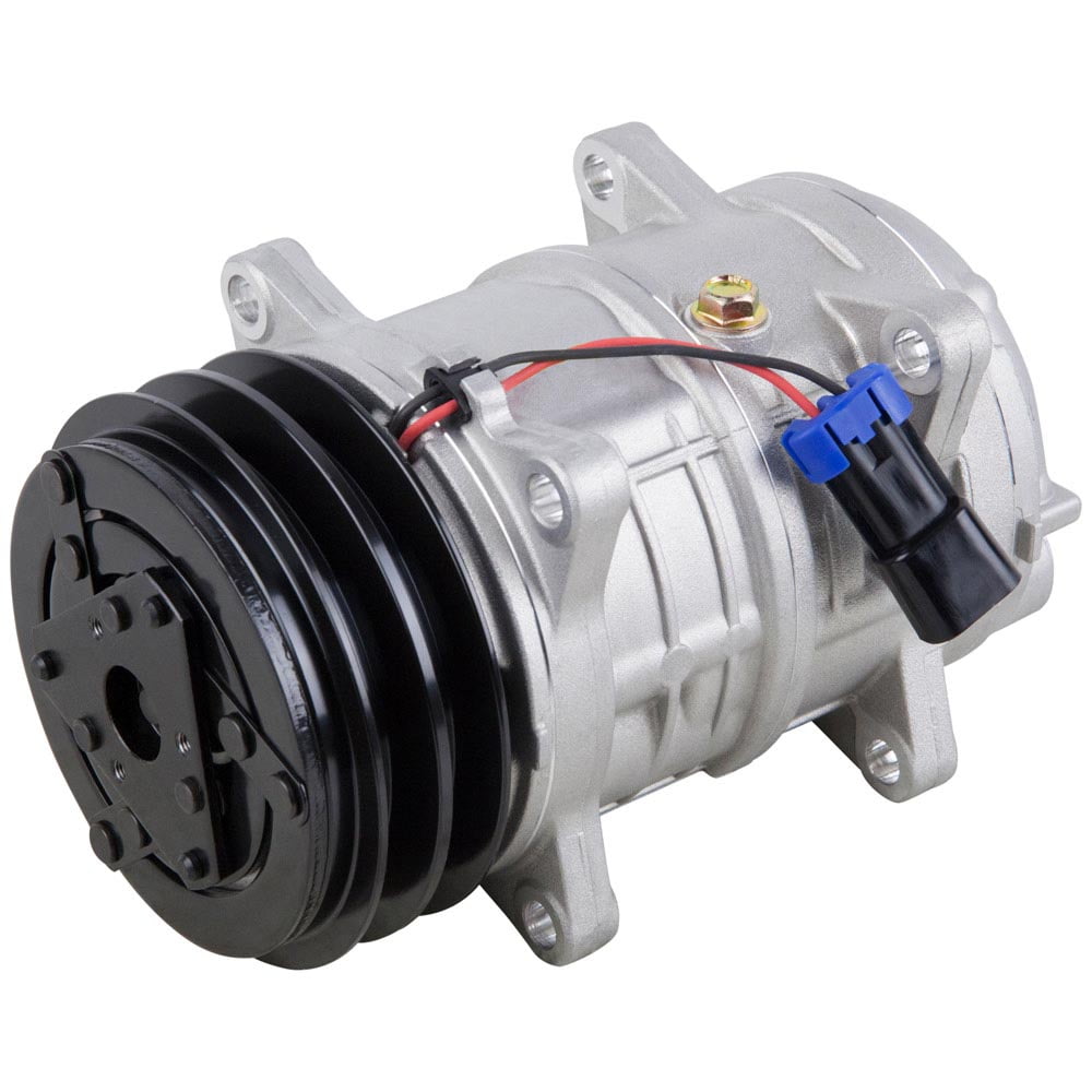 AC Compressor & 125mm Double V-Belt A/C Clutch For Chevy GMC Replaces ...