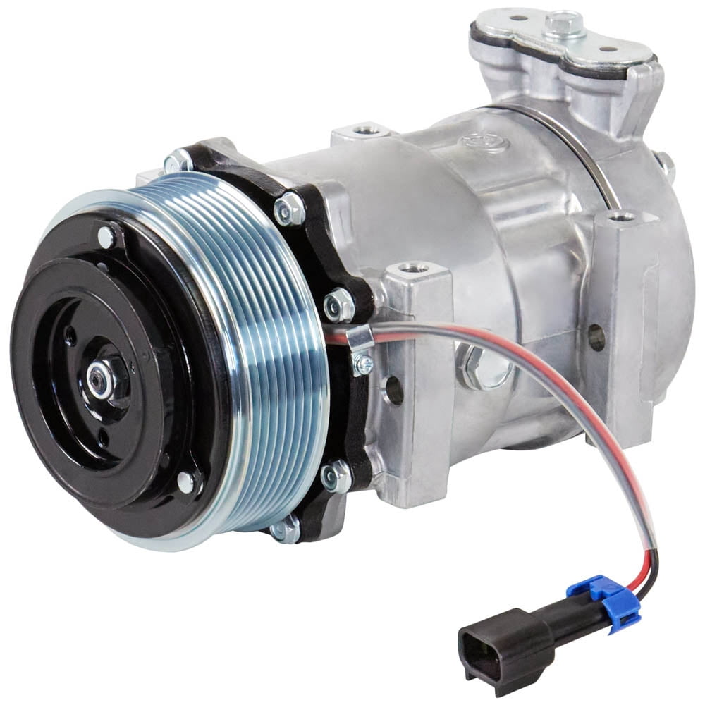 AC Compressor & 8-Groove 119mm A/C Clutch For Freightliner Replaces ...