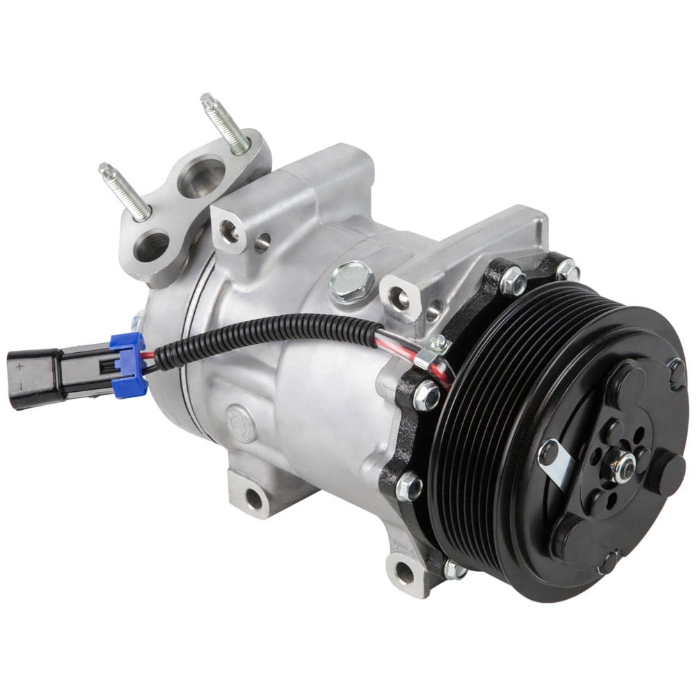AC Compressor & 8-Groove A/C Clutch For International Navistar Replaces ...