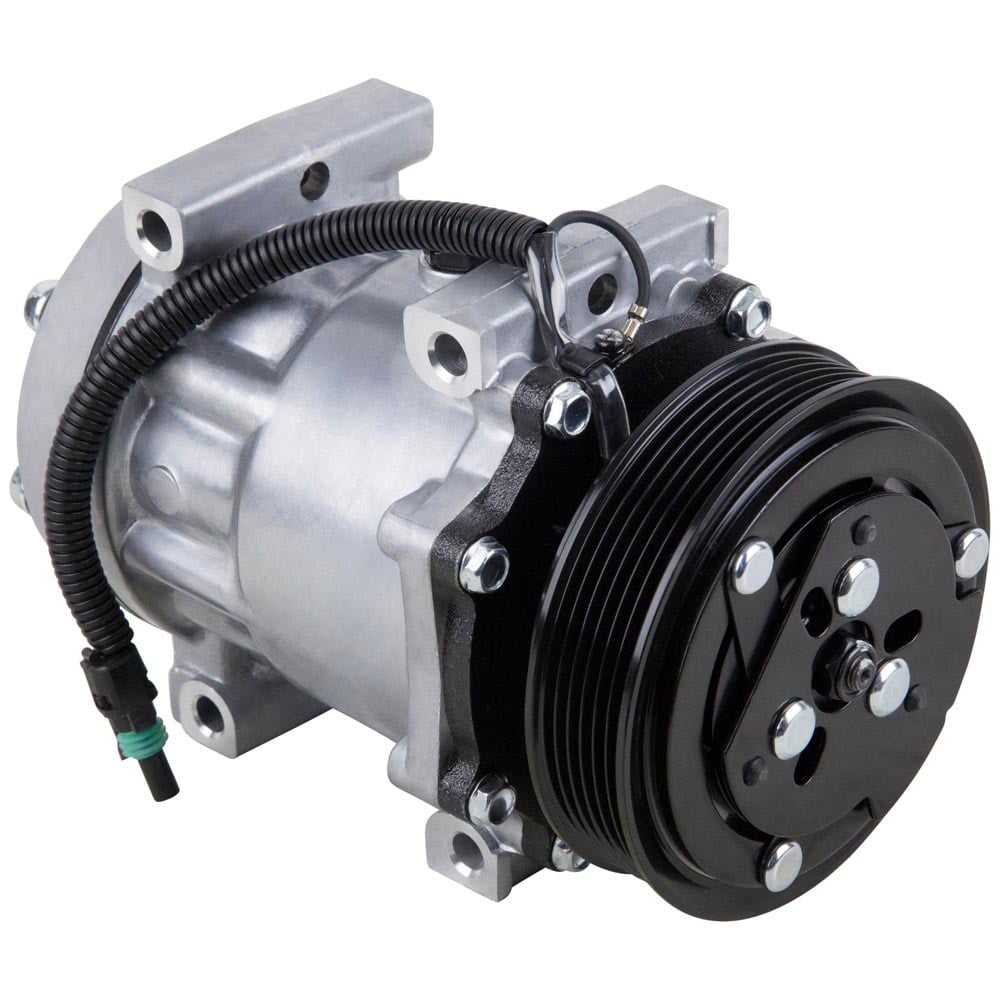 AC Compressor & A/C Clutch For CAT Caterpillar Replaces Sanden SD7H15 ...