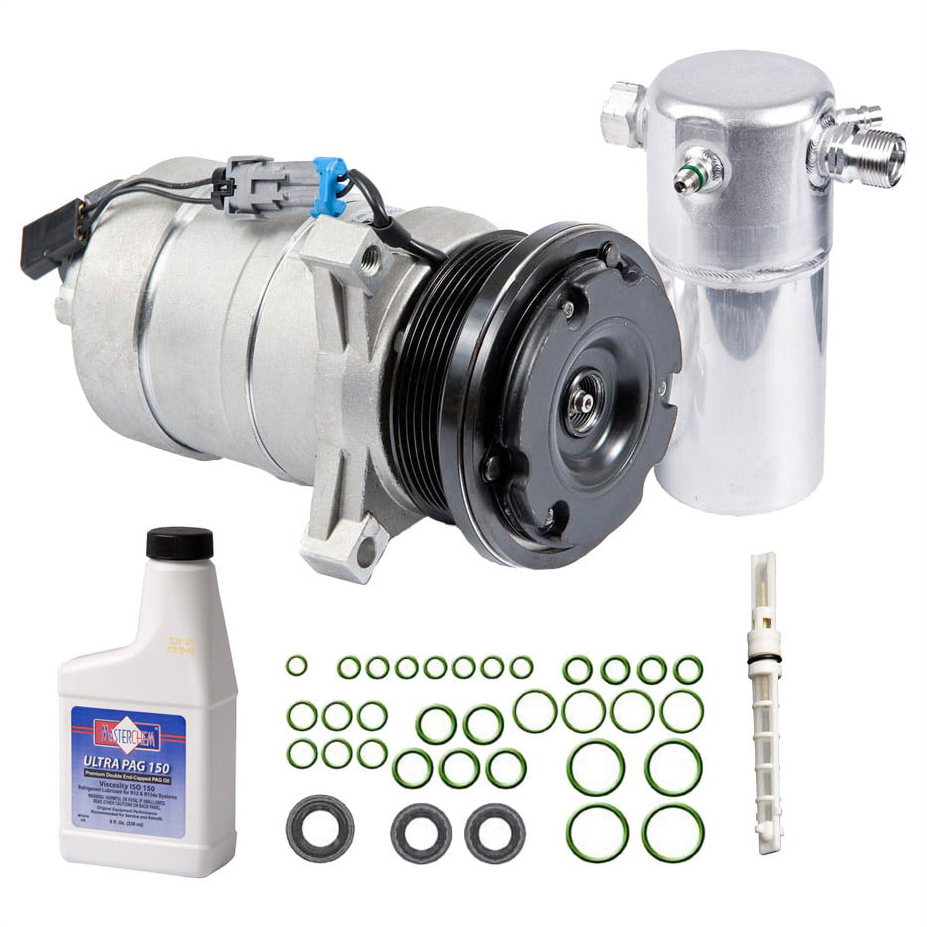 AC Compressor & A/C Kit For Chevy & GMC Full-Size Van Vandura 1993 1994 ...