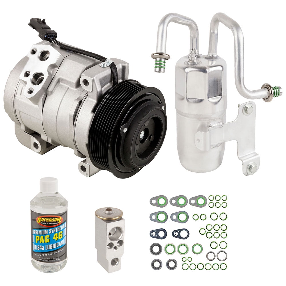 AC Compressor & A/C Kit For Dodge Ram 2500 3500 Cummins 6.7L Diesel ...