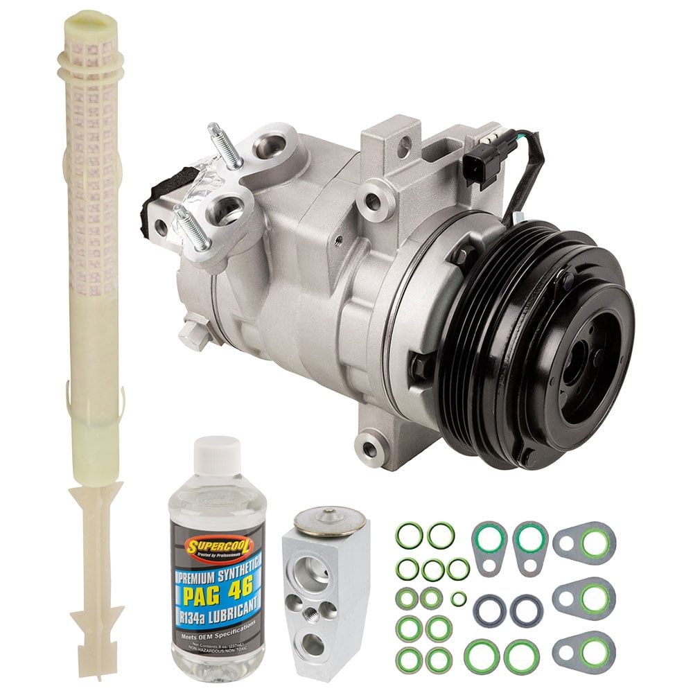 AC Compressor & A/C Kit For Ford F150 F-150 V6 2011-2014 - Includes ...