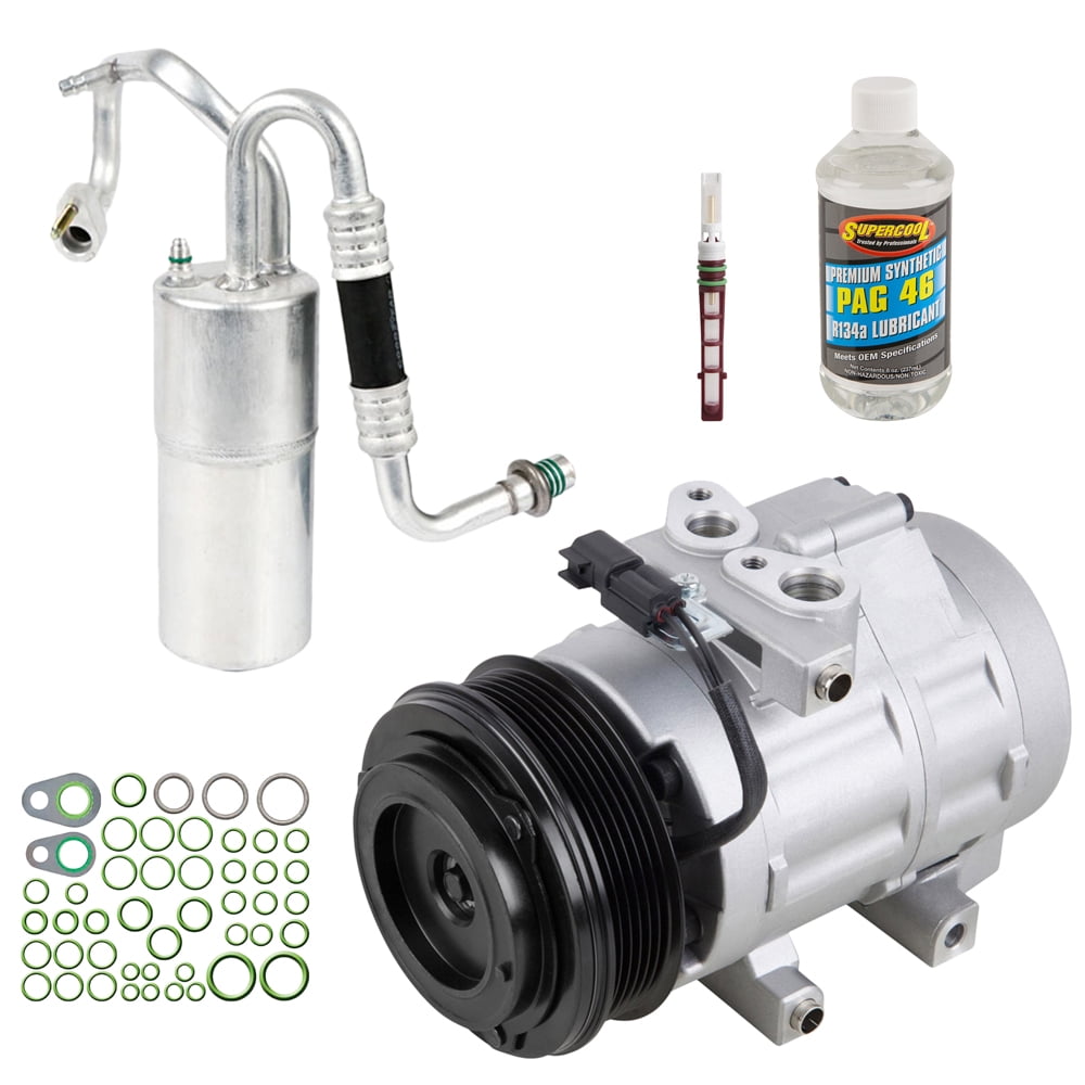 AC Compressor & A/C Kit For Ford F250 F350 F450 F550 F-250 F-350 F-450 ...