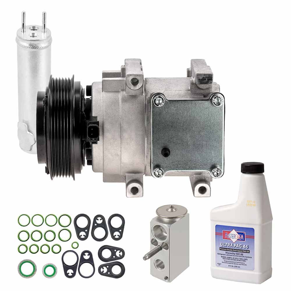 AC Compressor & A/C Kit For Ford Fiesta 2011 2012 2013 - Includes Drier ...