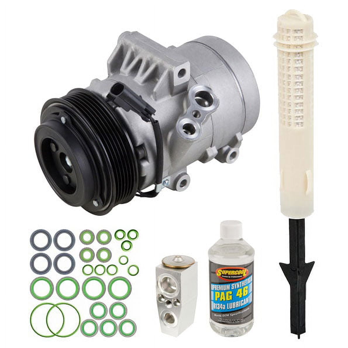 AC Compressor & A/C Kit For Ford Fusion & Mercury Milan Auto Trans 2007 ...