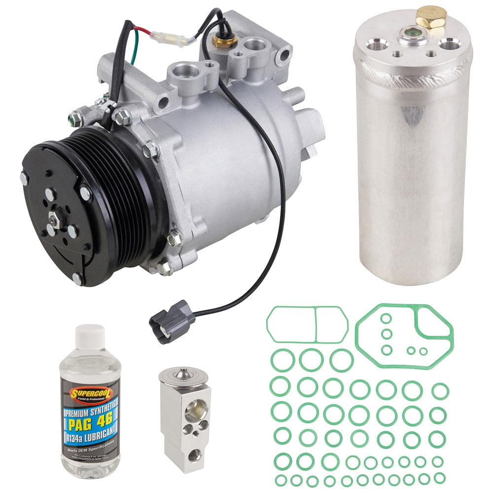 AC Compressor & A/C Kit For Honda Civic Si EP3 & Acura RSX - Includes ...
