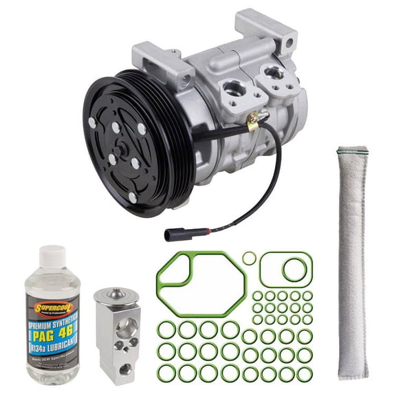 AC Compressor & A/C Kit For Suzuki Vitara 2.0L 1999 2000 2001 2002 2003 ...