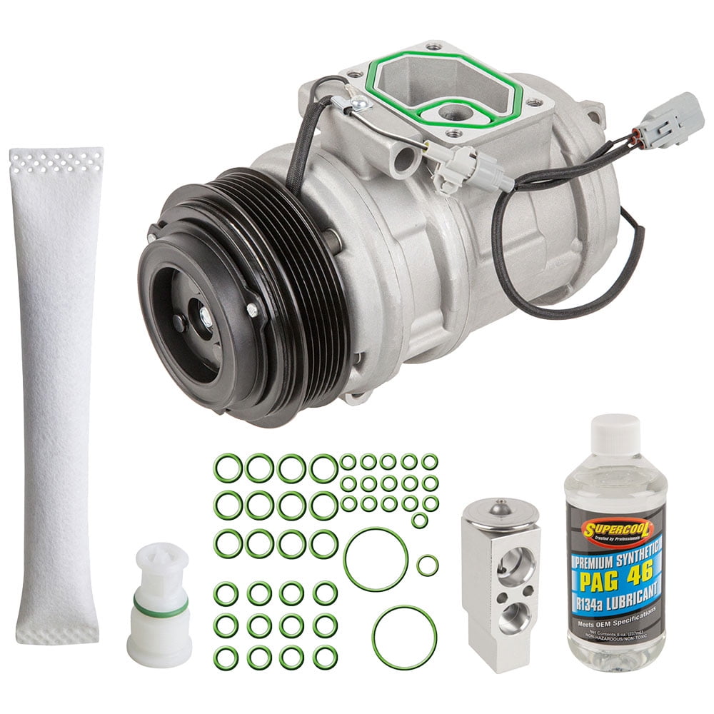 AC Compressor & A/C Kit For Toyota Land Cruiser & Lexus LX470 1998 1999 ...
