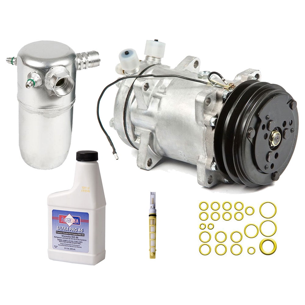 AC Compressor & A/C Repair Kit For Volvo 240 244 245 DL GL 1991 1992 ...