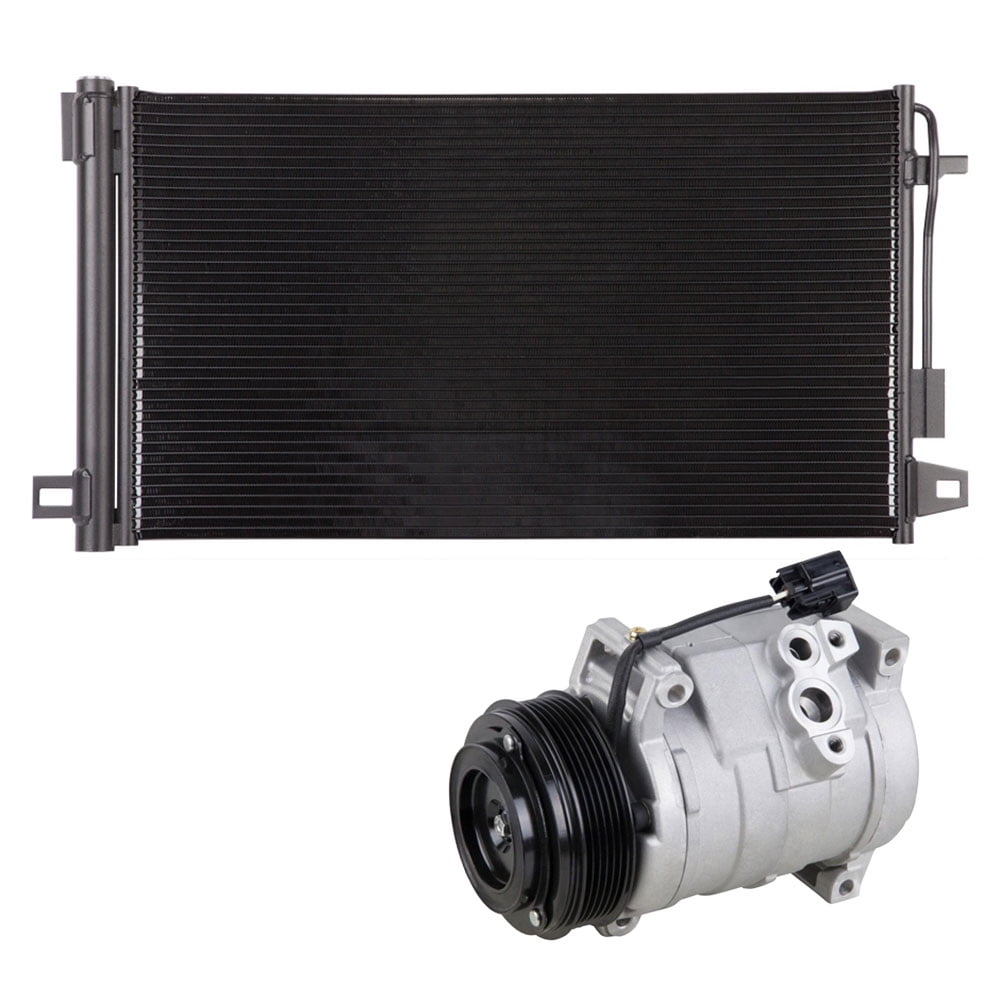 AC Compressor w/ A/C Clutch, Condenser & Drier For Chevy Traverse GMC ...