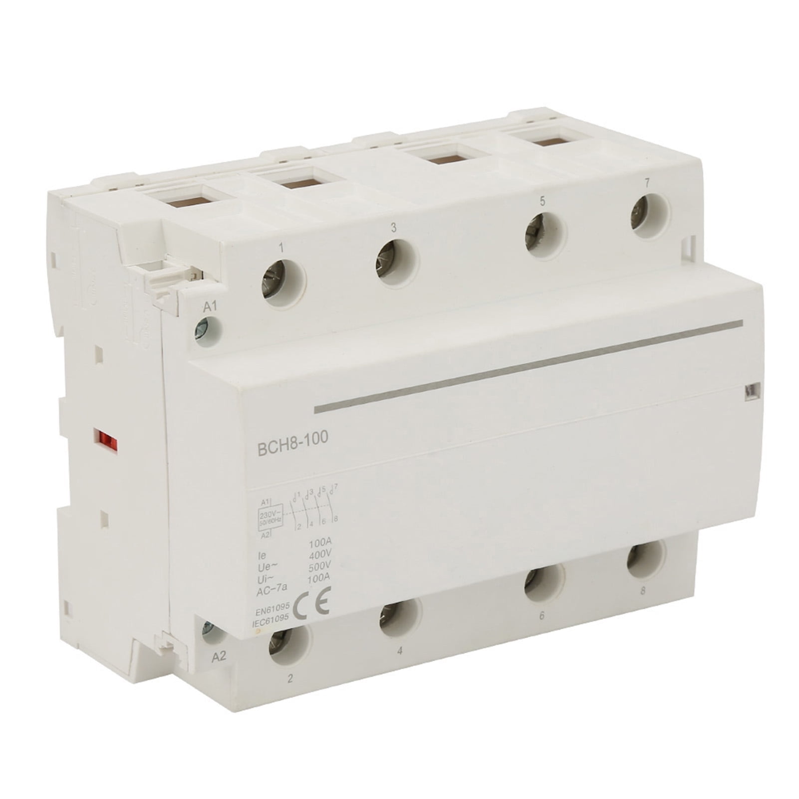 AC Contactor,4NC AC Contactor,4P 4NC 100A 50/60HZ Household DIN Rail AC ...
