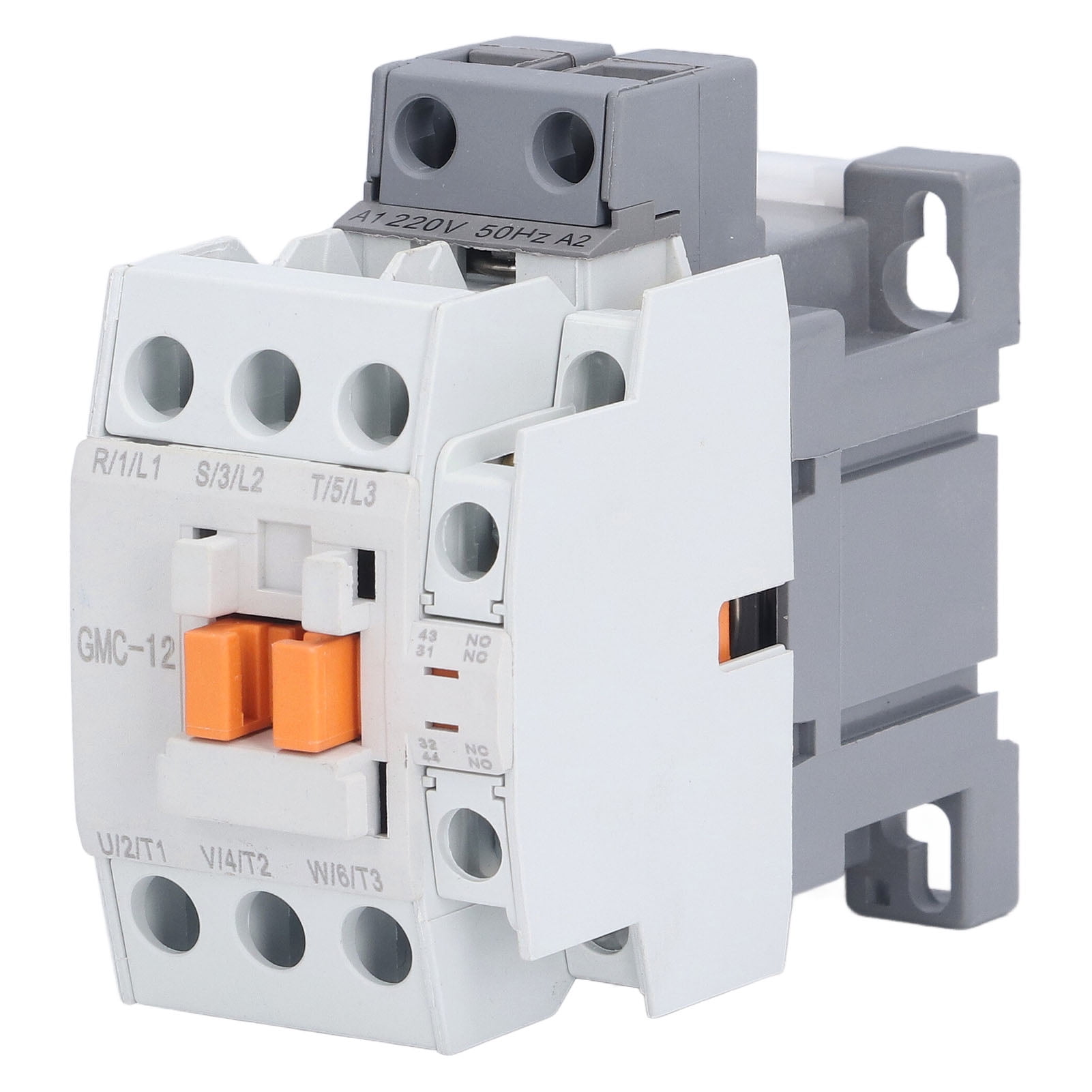AC Contactor DIN Rail Mount Household Circuit Control Contactor 1NO 1NC 220V 50Hz 13A GMC?12 ...