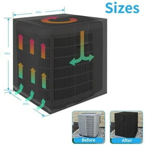 DMDUOU Unit Conditioner Cover For Outside Units Windproof And Snowproof ...