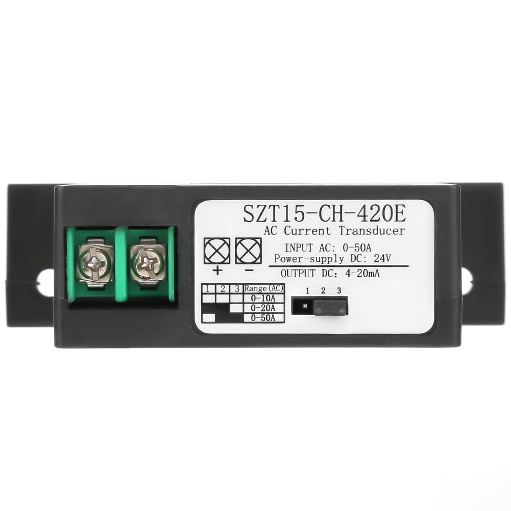AC Current Transmitter 0,50A, Real,Time Isolated Measurement 4,20mA/0 ...