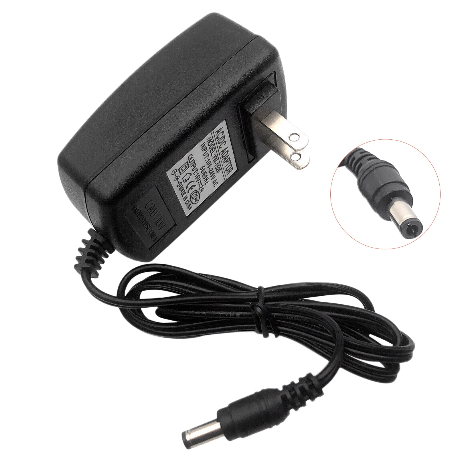 AC DC 15V 1A / 2A Switching Power Supply Adapter for 100V- 240V AC 50 ...