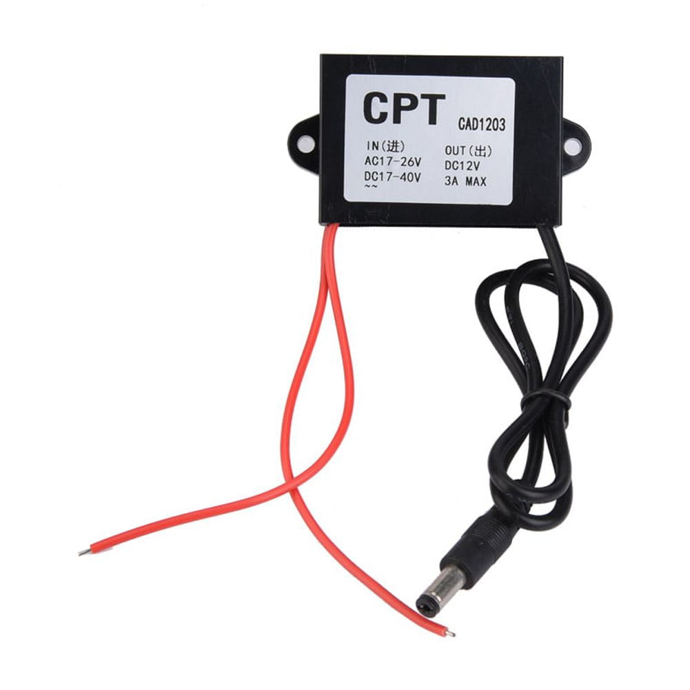 AC-DC 24V to 12V Power Supply Converter Regulator for Monitor Power ...