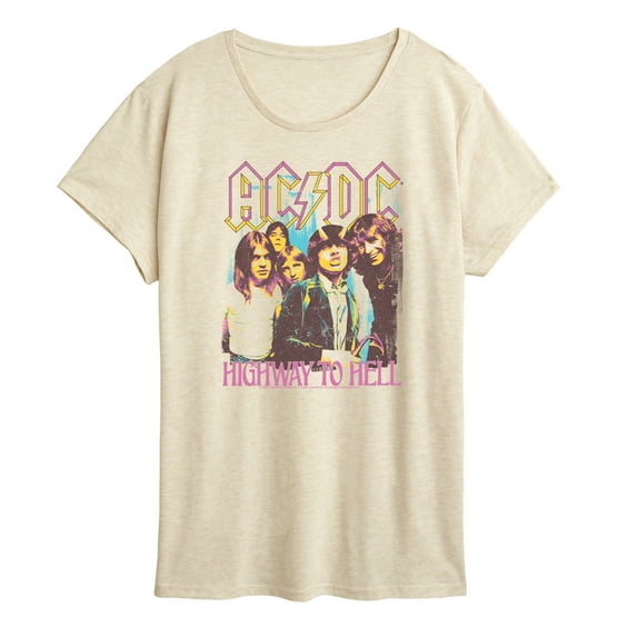 AC/DC - AC/DC Painted Highway - Women's Short Sleeve Graphic T-Shirt ...
