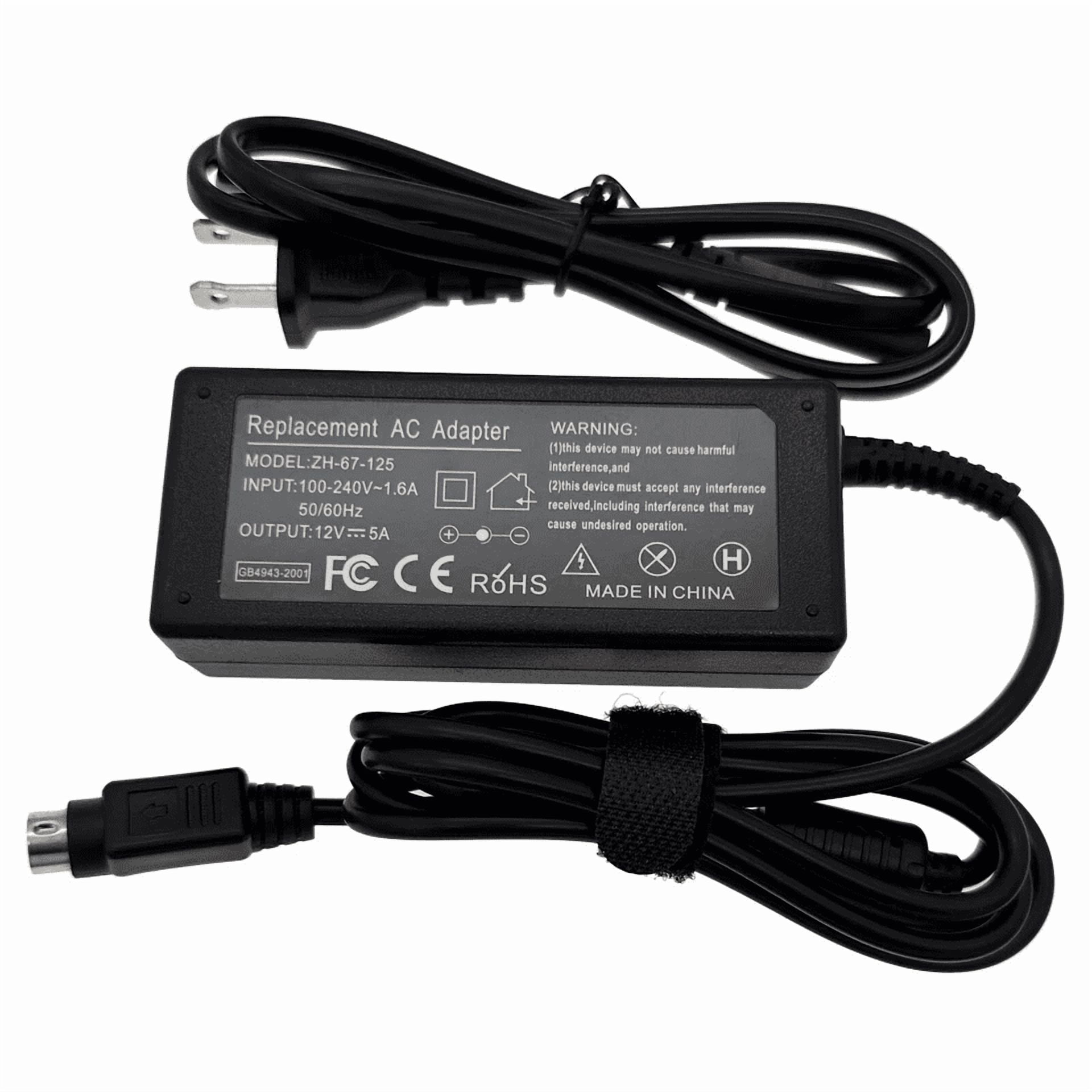 AC/DC Adapter 4-Pin Charger For Samsung ADP-4812 DVR Power Supply Cable ...