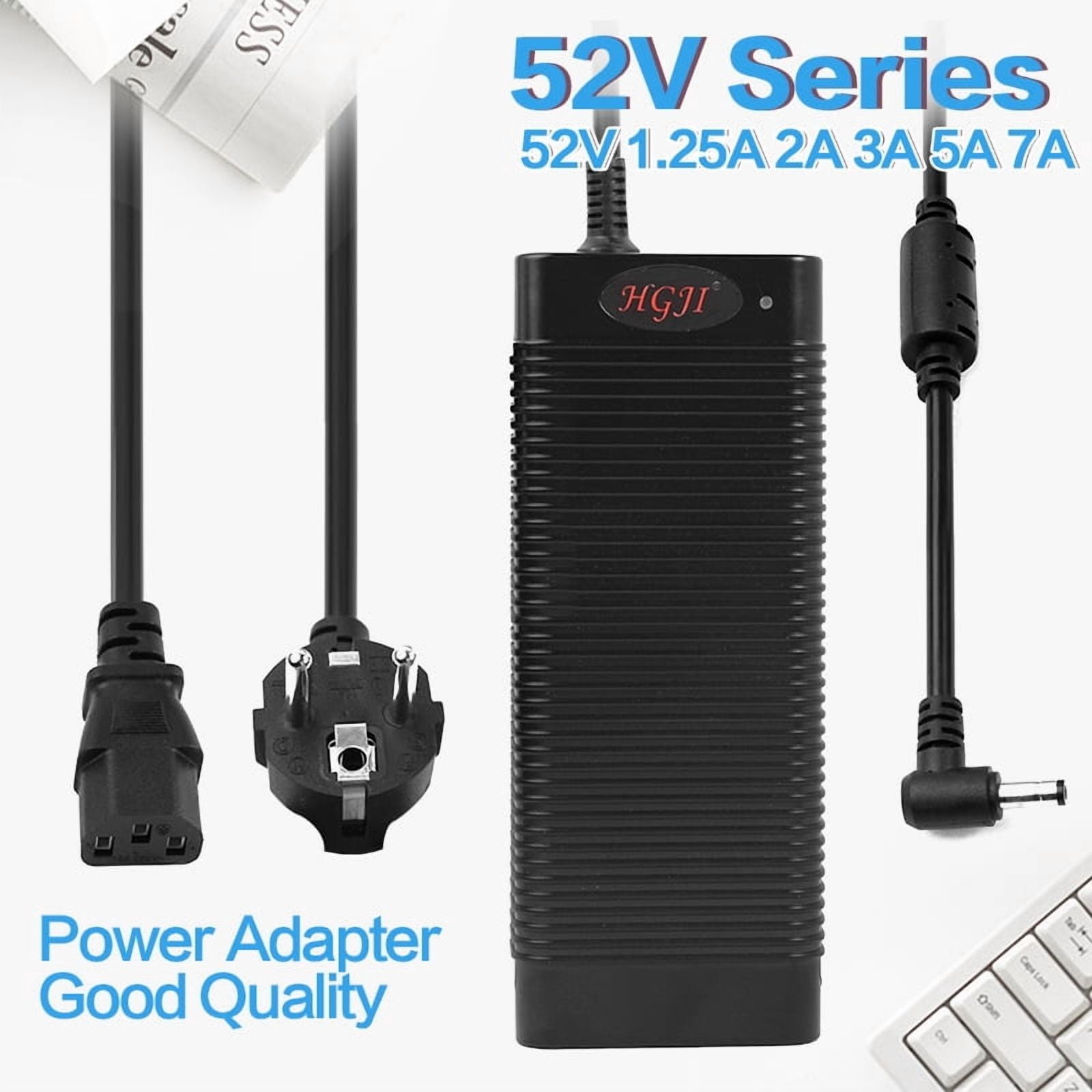AC DC Adapter 52V 1.25A 2A 3A 4A 5A 6A 7A Power Supply adapater DC 52V ...