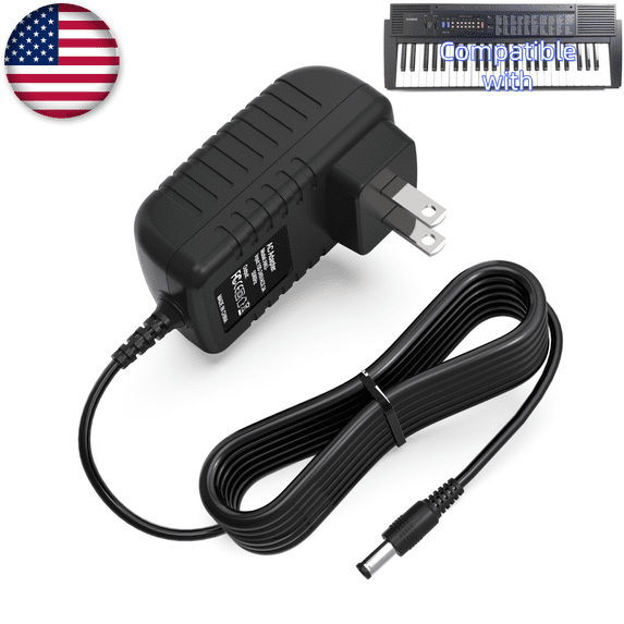 AC DC Adapter Compatible with Casio CTK-50 CTK-80 CTK471 CTK-431 CTK481 ...