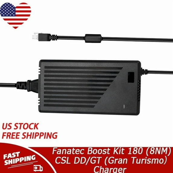 AC/DC Adapter Compatible with Fanatec Boost Kit 180 (8NM) CSL DD/GT ...