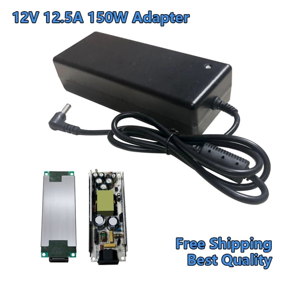 AC DC Adapter DC 12V 12.5A 150W for PICO BOX DC-ATX PSU HTPC Mini PC ...