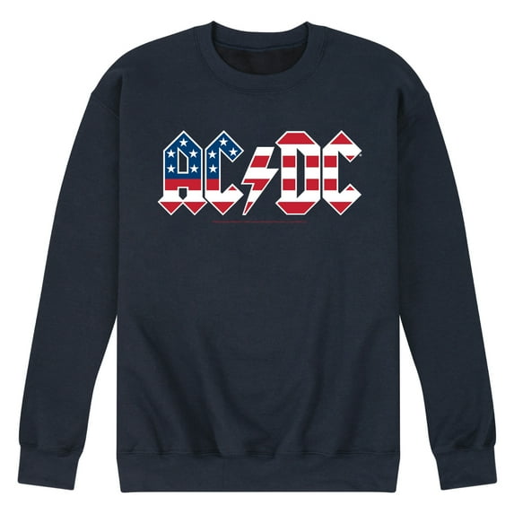 AC/DC - Americana Logo - Men's Crew Fleece Sweatshirt - Walmart.com