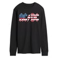 AC/DC - Americana Logo - Men's Long Sleeve Graphic T-Shirt - Walmart.com