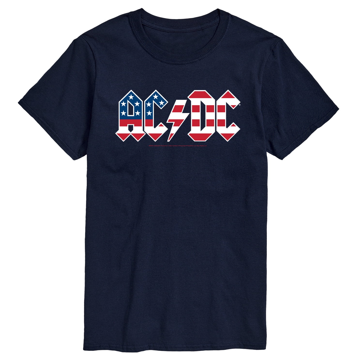 AC/DC - Americana Logo - Men's Short Sleeve Graphic T-Shirt - Walmart.com