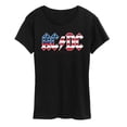 AC/DC - Americana Logo - Women's Short Sleeve Graphic T-Shirt - Walmart.com