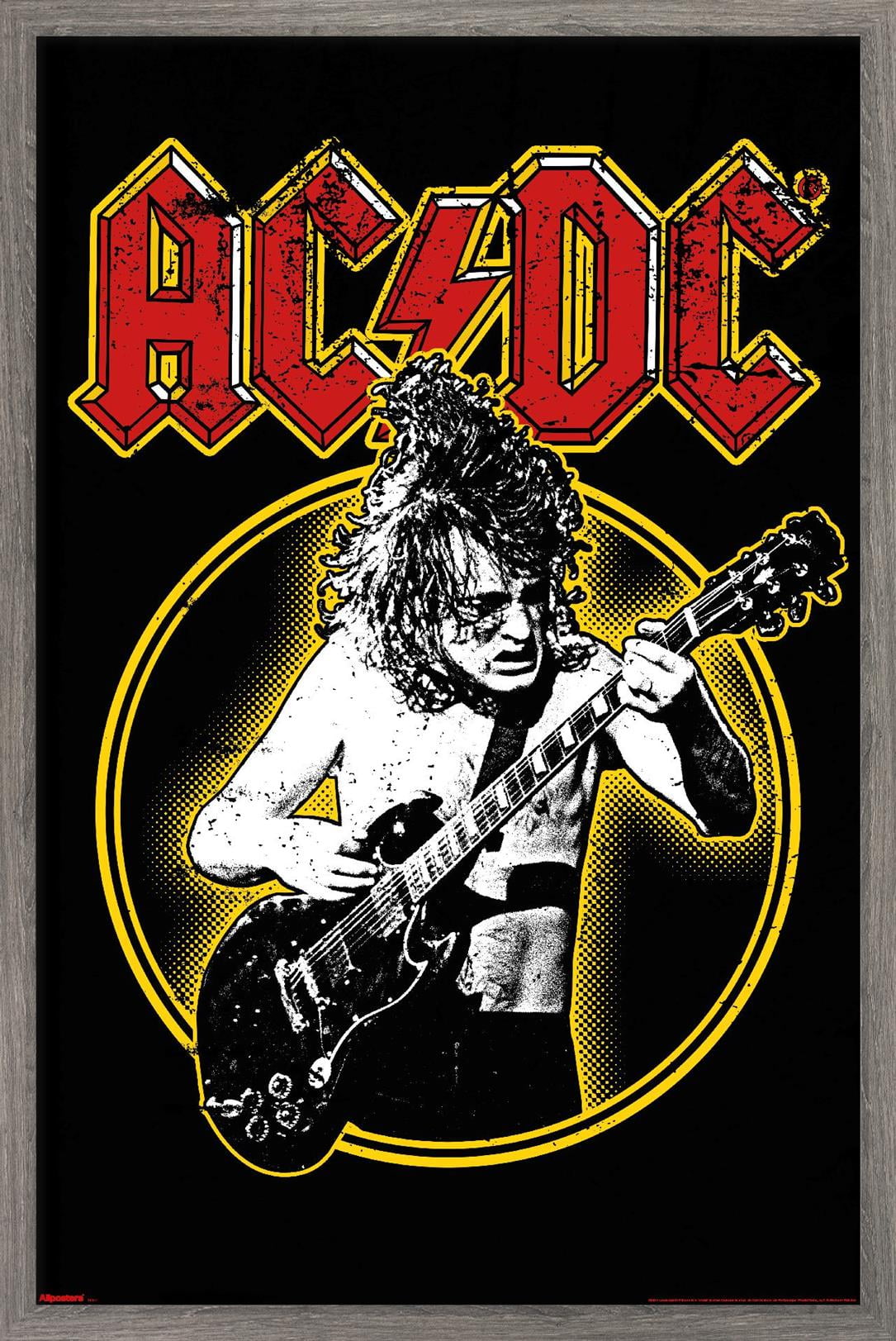 AC/DC - Angus Wall Poster, 14.725" x 22.375" Framed - Walmart.com