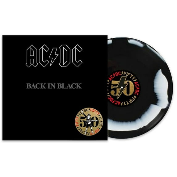 AC/DC - Back in Black - 50th Anniversary - Vinyl Record Album - Black ...