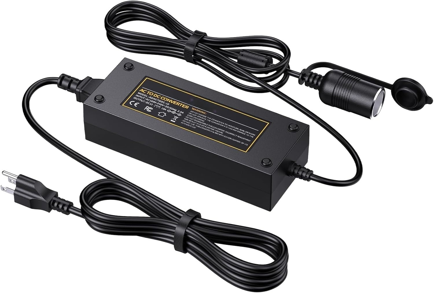 AC to DC Converter Converter, Car Cigarette Lighter Adapter, AC/DC ...