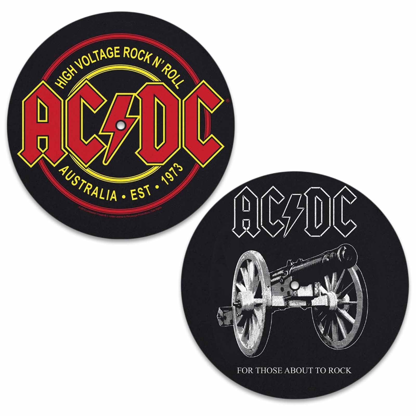 AC/DC For Those About to Rock High Voltage Slipmat (2pc set) - 12 ...
