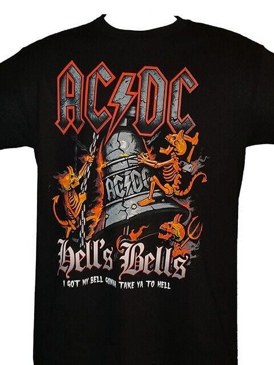 AC/DC - HELL'S BELLS - NEW Band Merch Black T-shirt - Walmart.com
