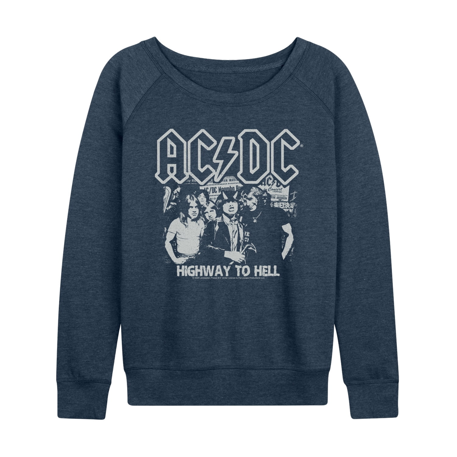 AC/DC - Hellway - Women's French Terry Long Sleeve Pullover - Walmart.com