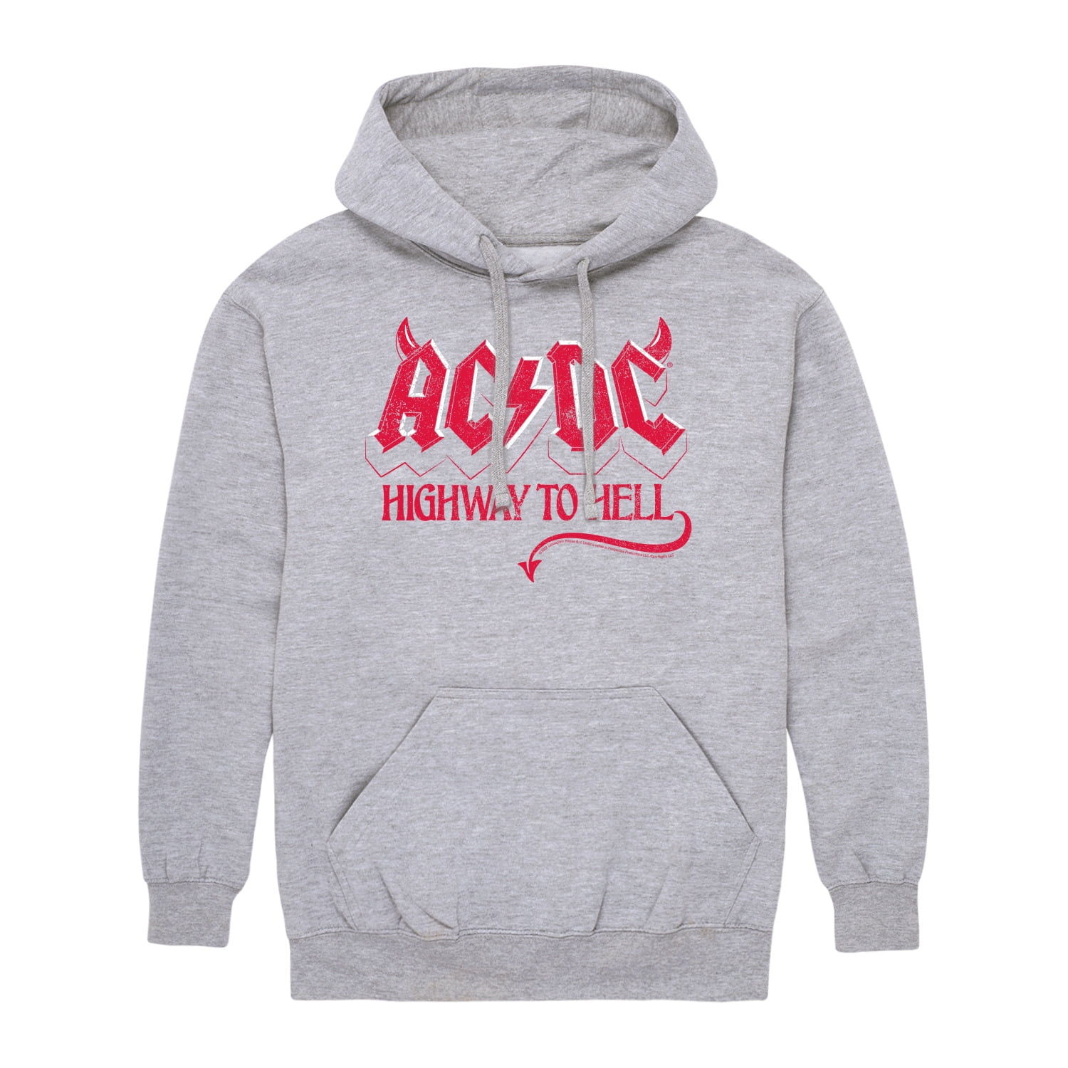 AC/DC - Highway To Hell - Men's Fleece Pullover Hoodie - Walmart.com