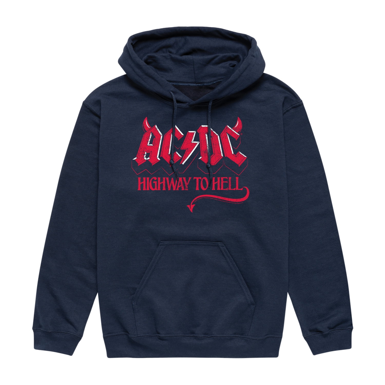 AC/DC - Highway To Hell - Men's Fleece Pullover Hoodie - Walmart.com