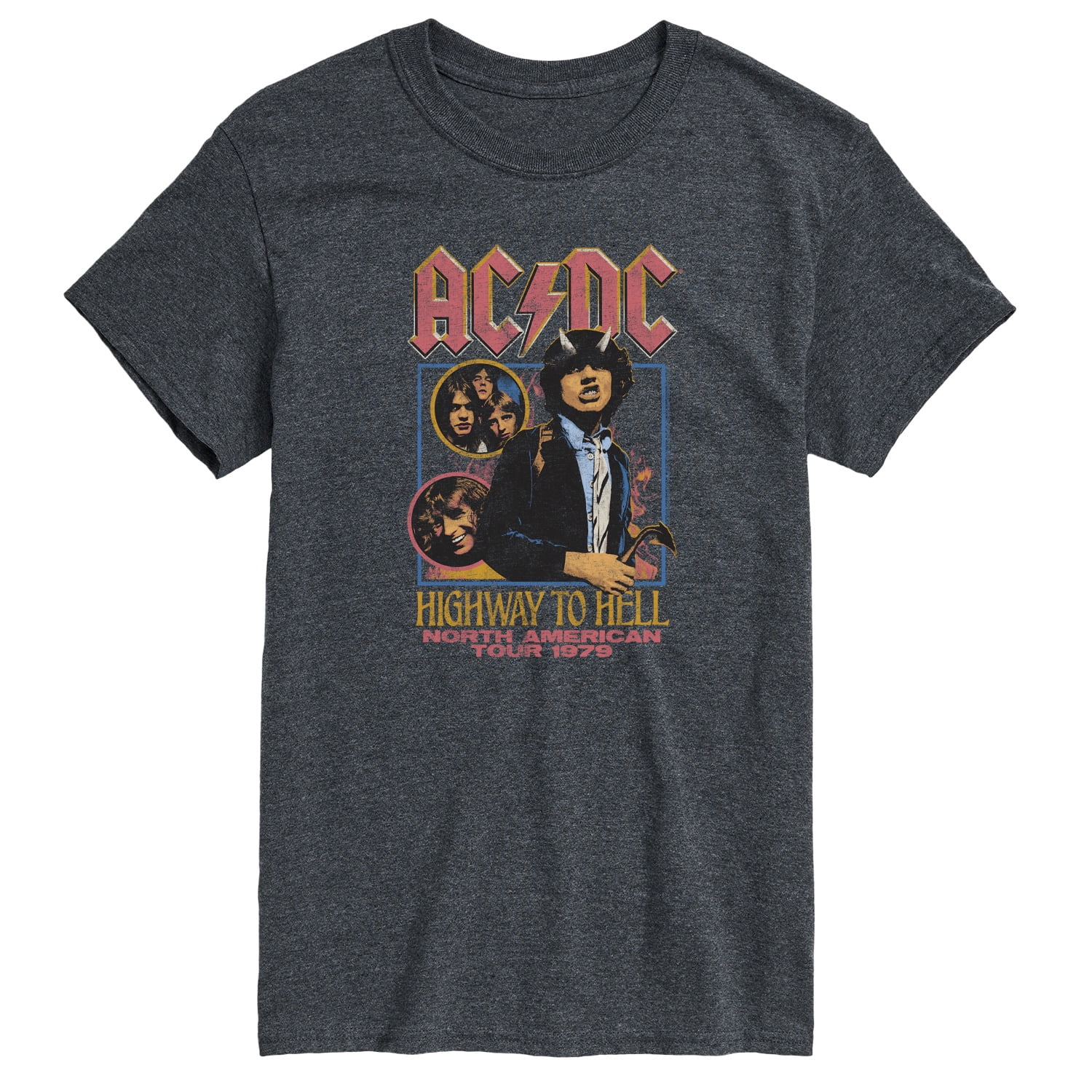 AC/DC - Highway Tour - Men's Short Sleeve Graphic T-Shirt - Walmart.com
