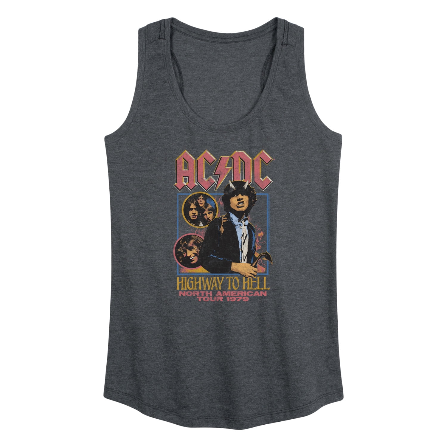 AC/DC - Highway Tour - Women's Racerback Graphic Tank - Walmart.com