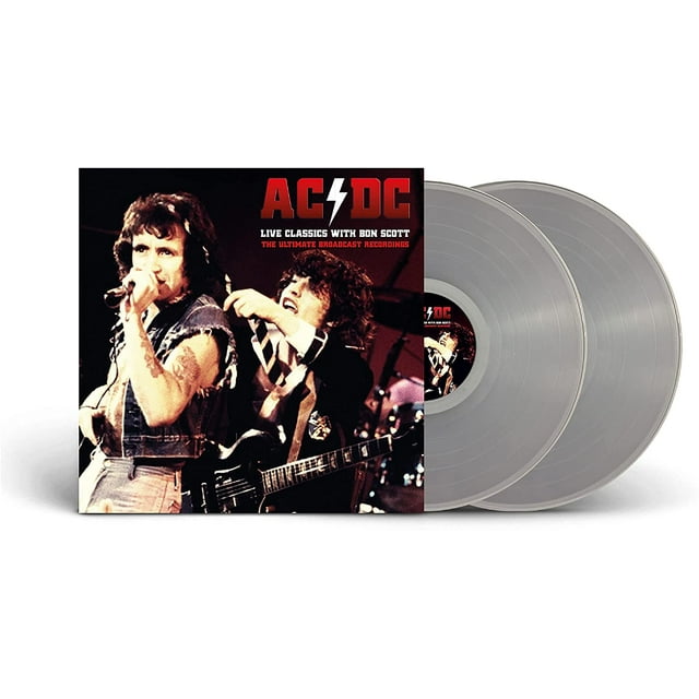 AC/DC Live Classics with Bon Scott Clear Vinyl - AC/DC Rock Music Album - Walmart.com