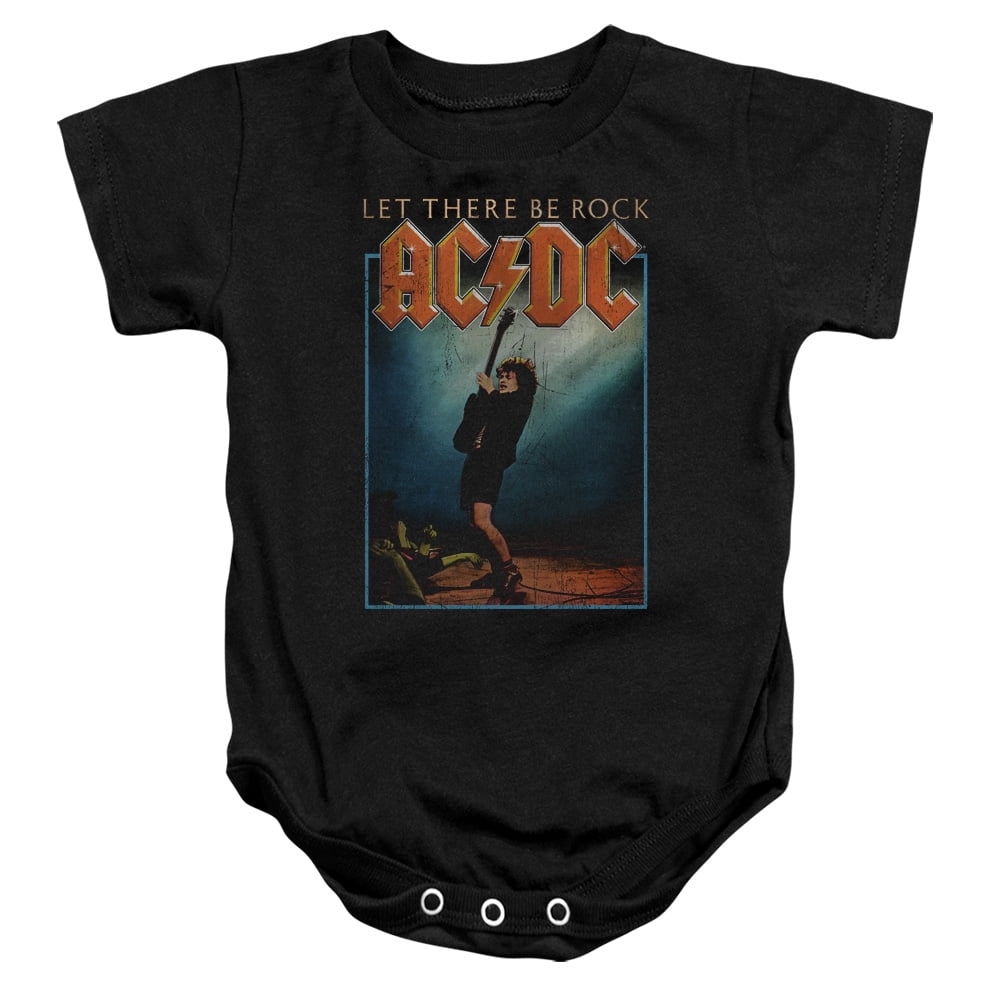 AC/DC Let There Be Rock, Black Baby/Toddler Unisex Boy Girl Onesie ...
