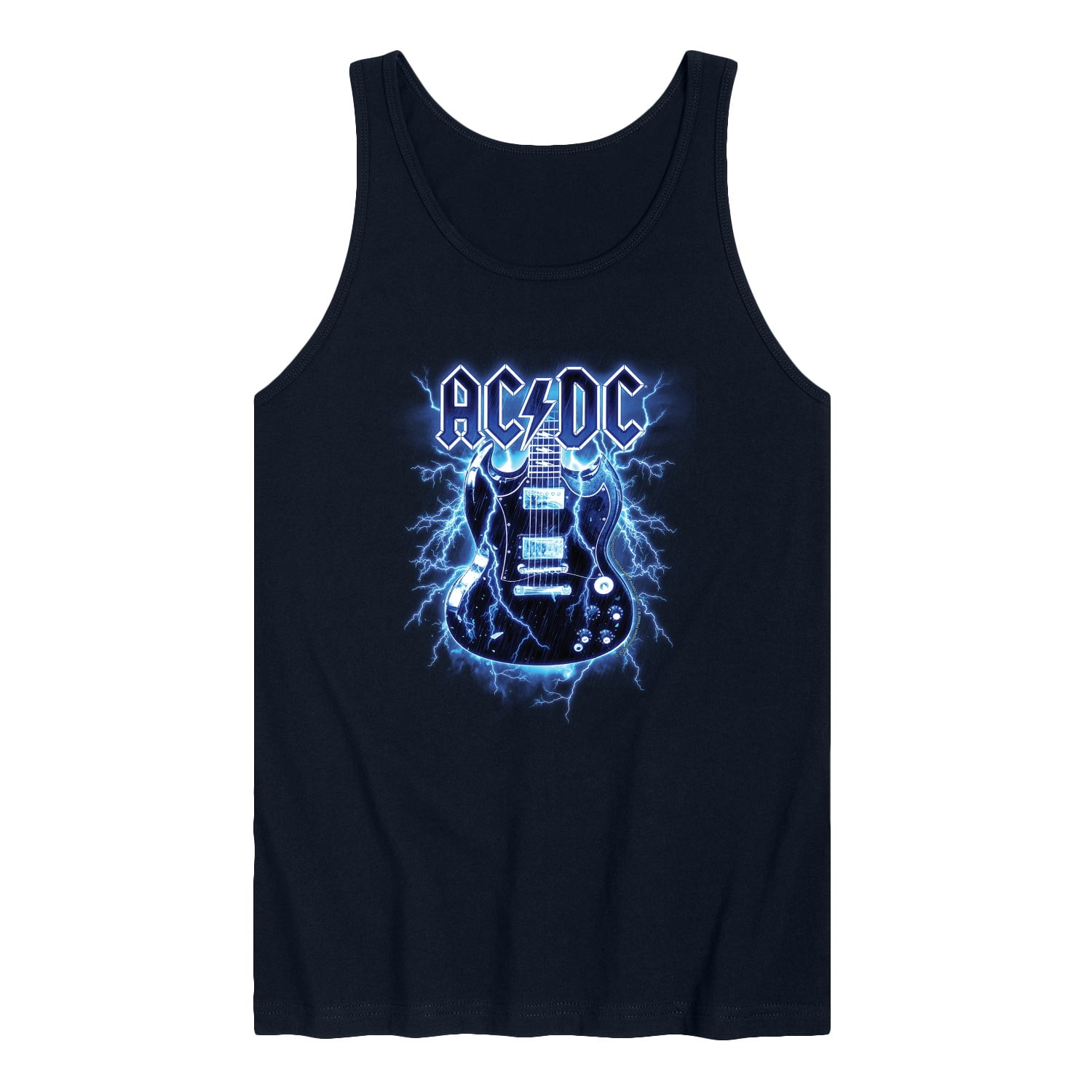 AC/DC - Lightning Guitar - Men's Sleeveless Graphic Tank - Walmart.com
