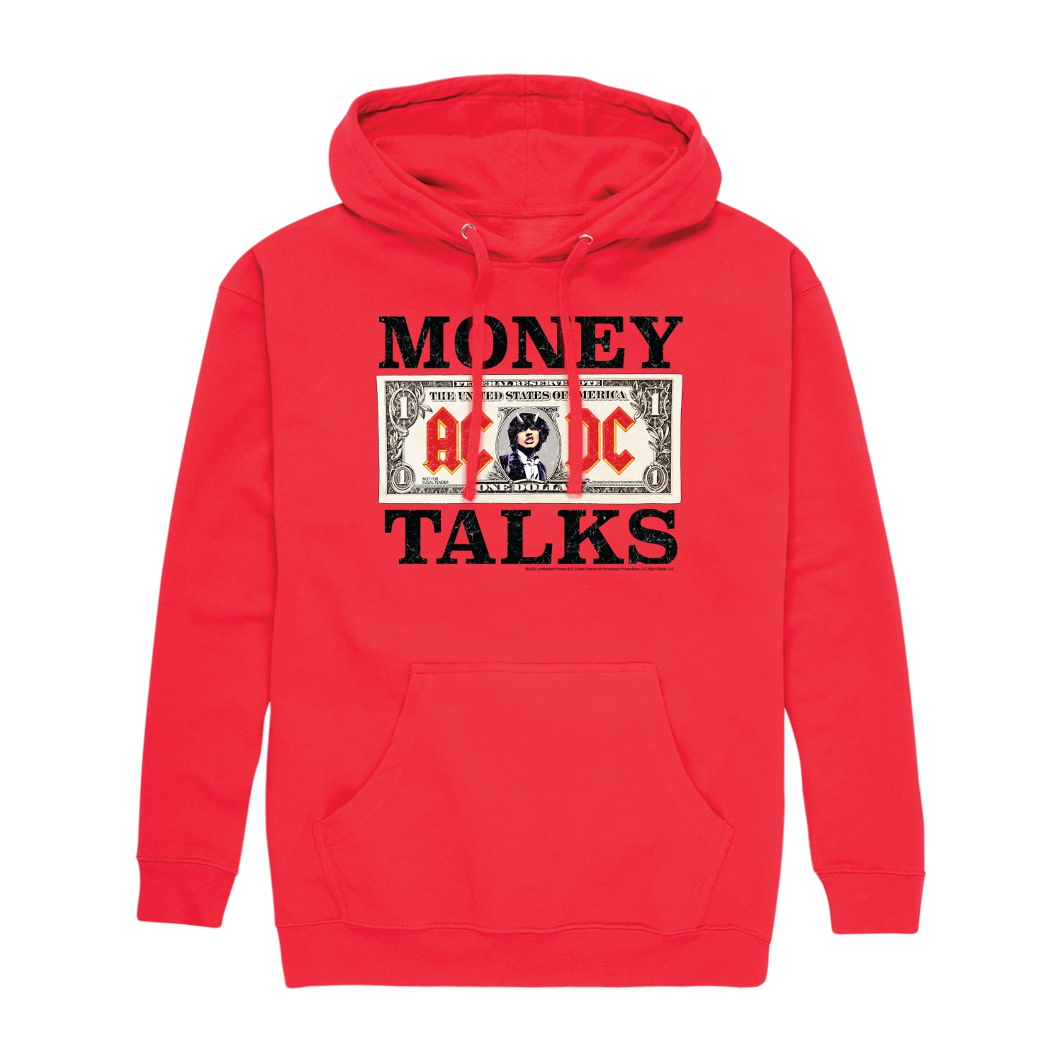 AC/DC - Money Talks - Men's Fleece Pullover Hoodie - Walmart.com