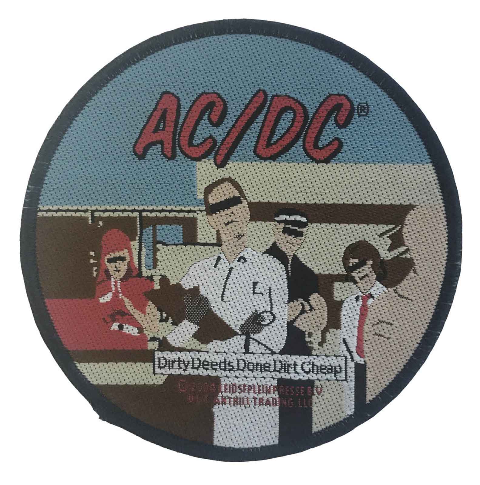 AC/DC Patch Dirty Deeds Done Dirt Cheap Patch - Walmart.com