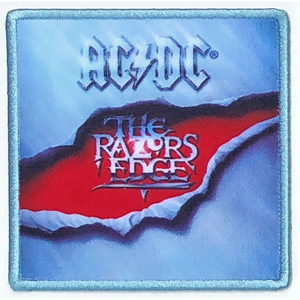AC/DC Patch The Razors Edge Album Cover Band Logo new Official Blue ...