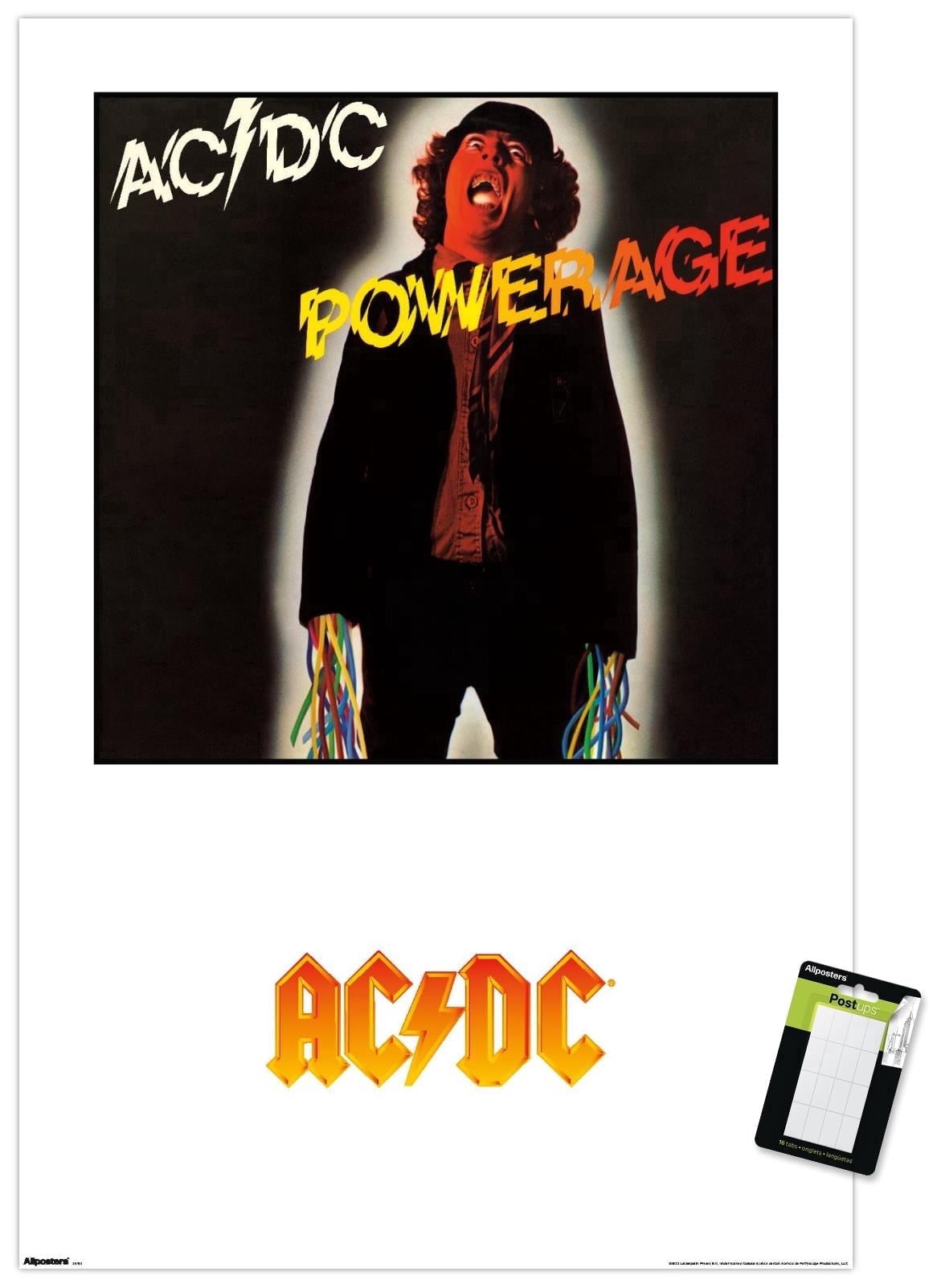AC/DC - Powerage Album Series Wall Poster, 22.375" x 34" - Walmart.com