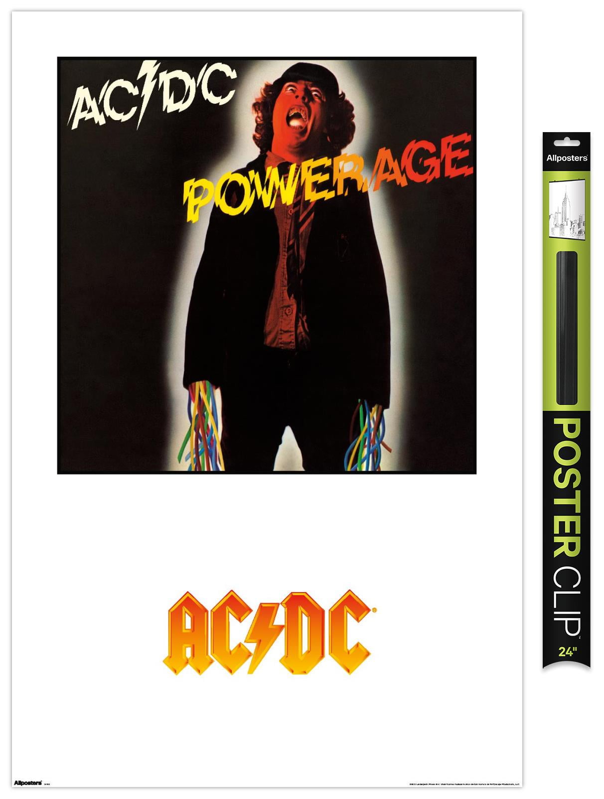 AC/DC - Powerage Album Series Wall Poster, 22.375" x 34" - Walmart.com