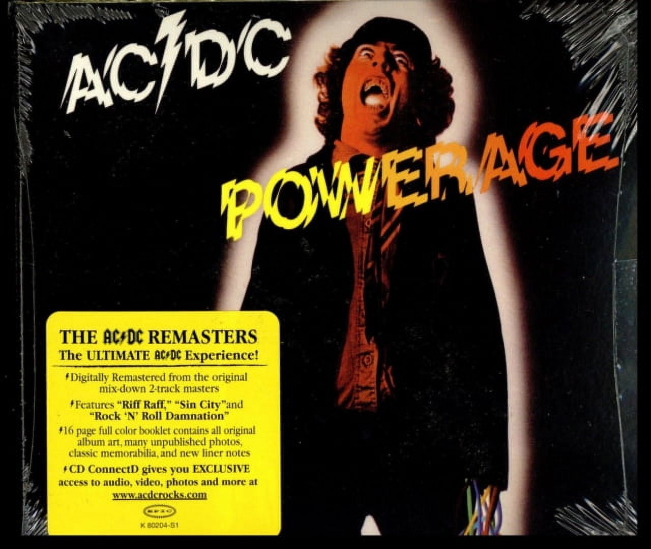 Ac/Dc Powerage Original Cd/Cover 12 Gerahmt Goldene Schallplatte – AWBR